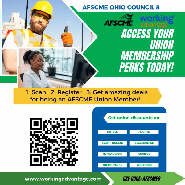 AFSCME Ohio Council 8's Newest Member Benefits - Working Advantage ...